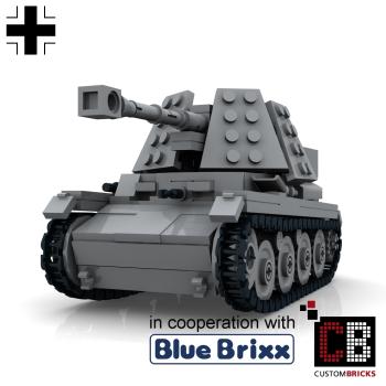 CUSTOMBRICKS.de - LEGO Custom-WW2-Panzer-Elefant-SdKfz-184-WWII