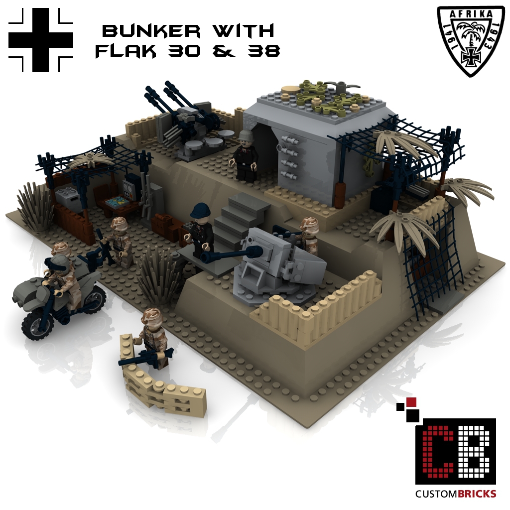 CUSTOMBRICKS.de - LEGO-Custom-WW2-WWII-Custom-WW2-CAMO-SdKfz-7-SdKfz-7 ...