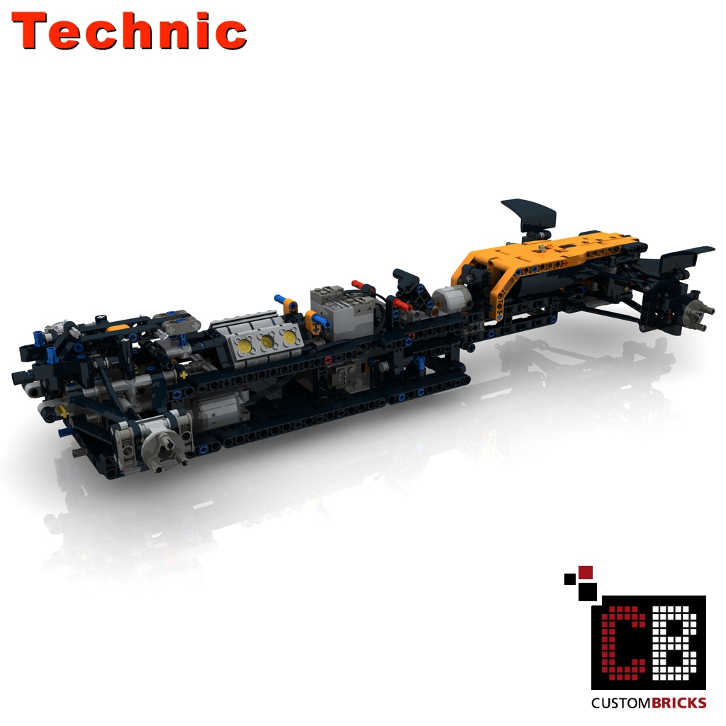 CUSTOMBRICKS.de - LEGO Technik Modell Custombricks 42141 MOC Bauanleitung