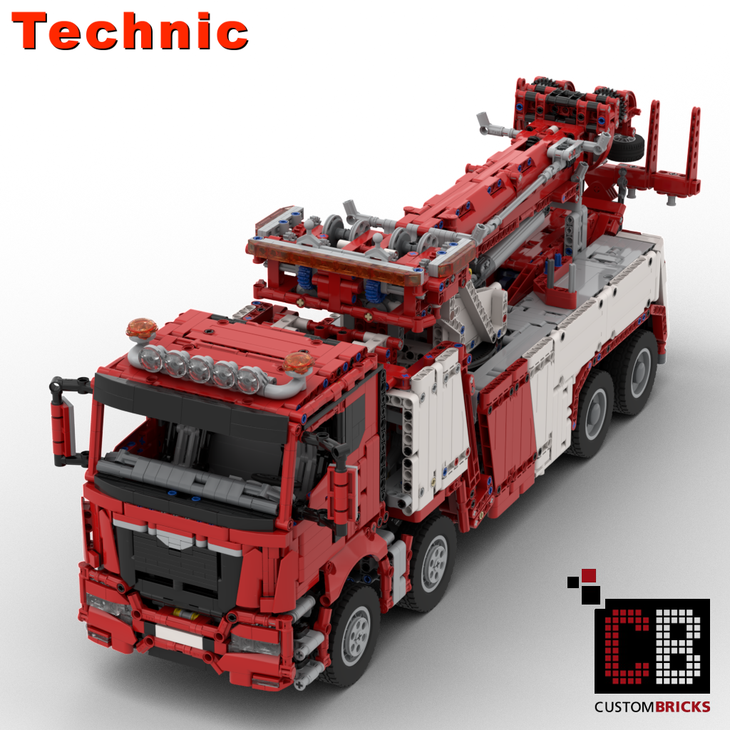 CUSTOMBRICKS.de - LEGO Technic model Custom RC Lion TGS with Effersen ...