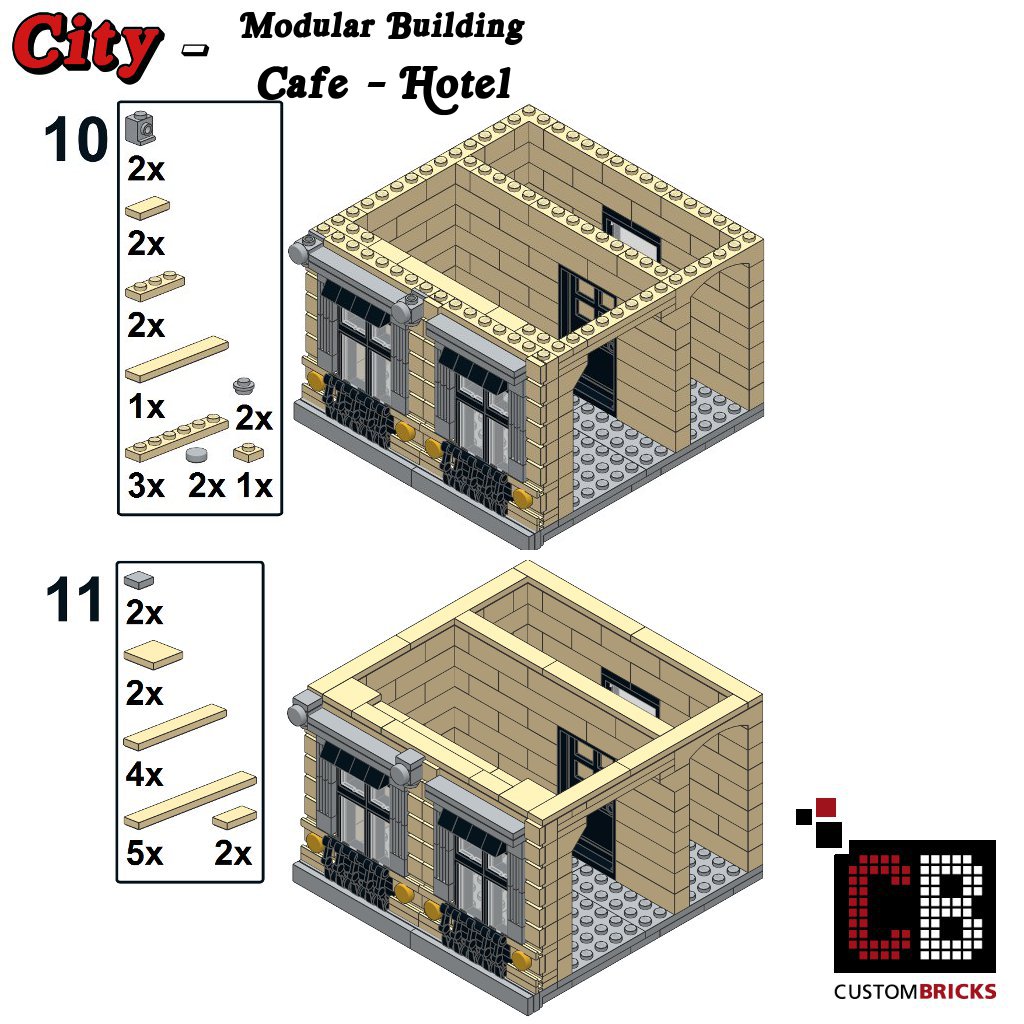 CUSTOMBRICKS.de - LEGO City Creator Expert Haus House Gebäude Building ...