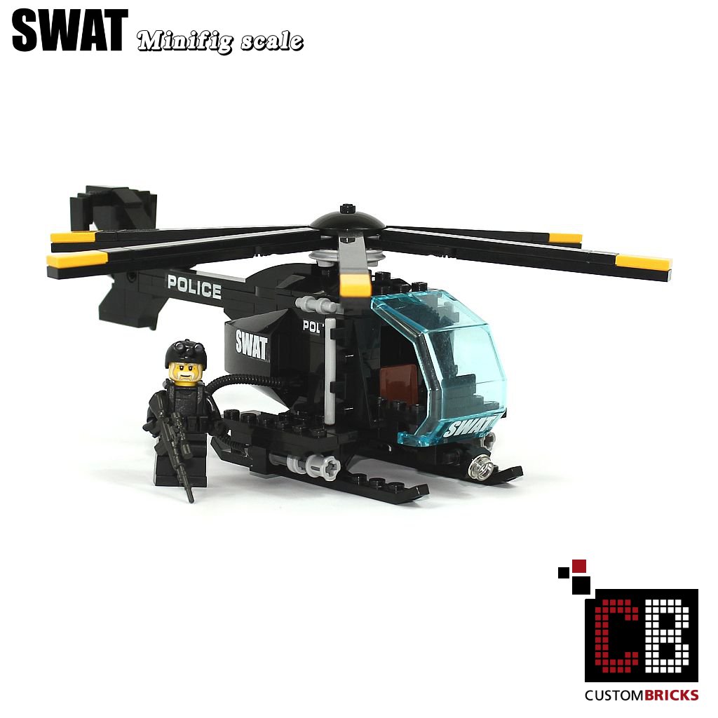 CUSTOMBRICKS.de - CUSTOM Modell MOC City SWAT Special order command ...