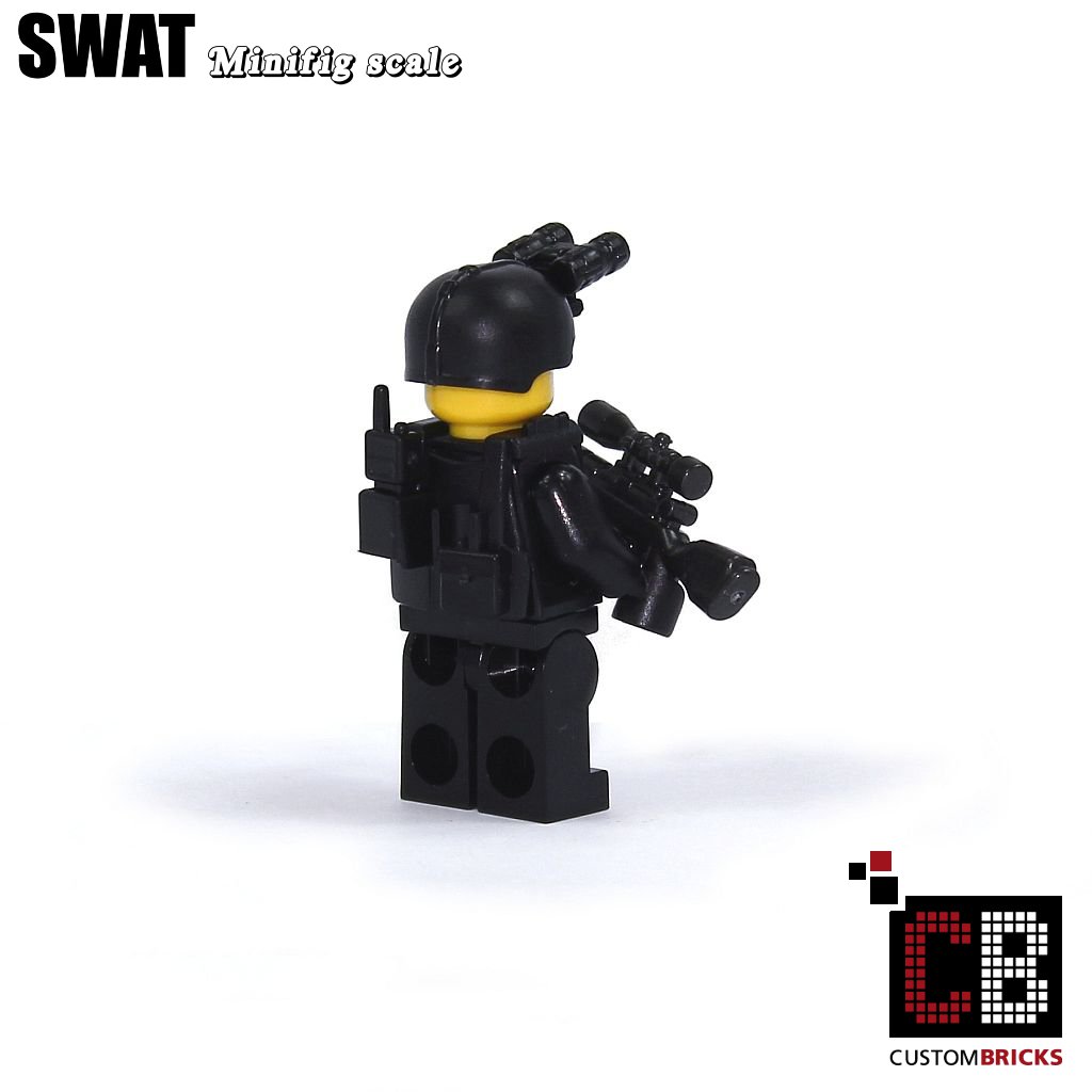 CUSTOMBRICKS.de - CUSTOM Modell MOC City SWAT Special order command ...