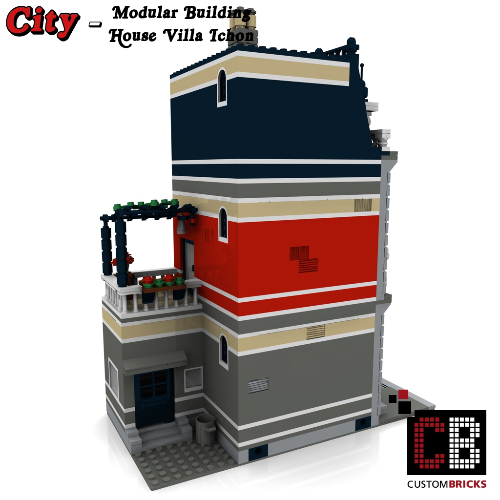 CUSTOMBRICKS.de - LEGO City Creator Expert Haus House Gebäude Building ...