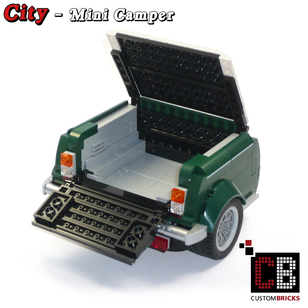 CUSTOMBRICKS.de - LEGO CUSTOM Modell Trailer Anhänger Camper aus LEGO ...