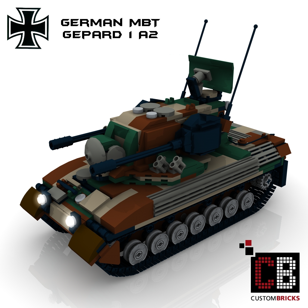 CUSTOMBRICKS.de - LEGO-Custom-Modern-Warfare-Bundeswehr-Panzer-Tank ...