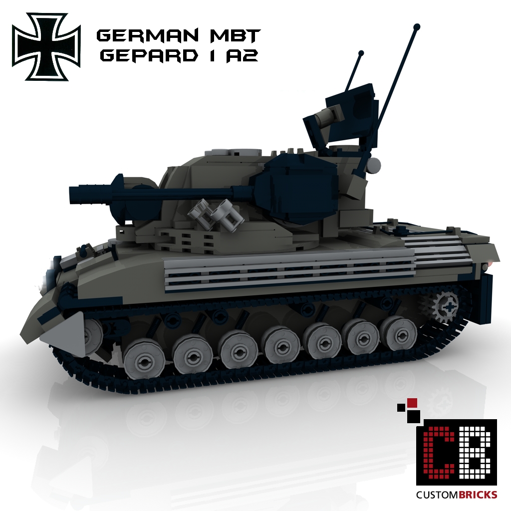 CUSTOMBRICKS.de - LEGO-Custom-Modern-Warfare-Bundeswehr-Panzer-Tank ...