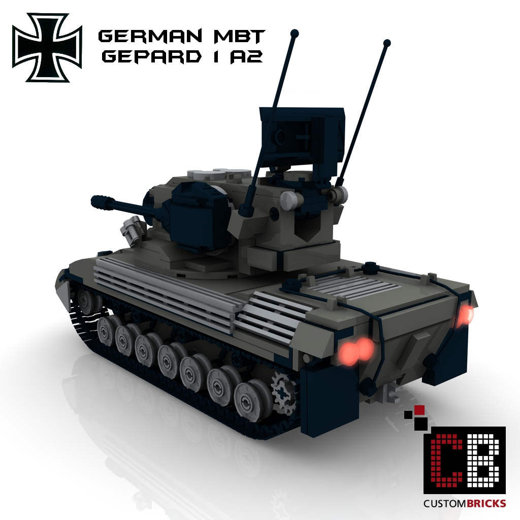 CUSTOMBRICKS.de - LEGO-Custom-Modern-Warfare-Bundeswehr-Panzer-Tank ...