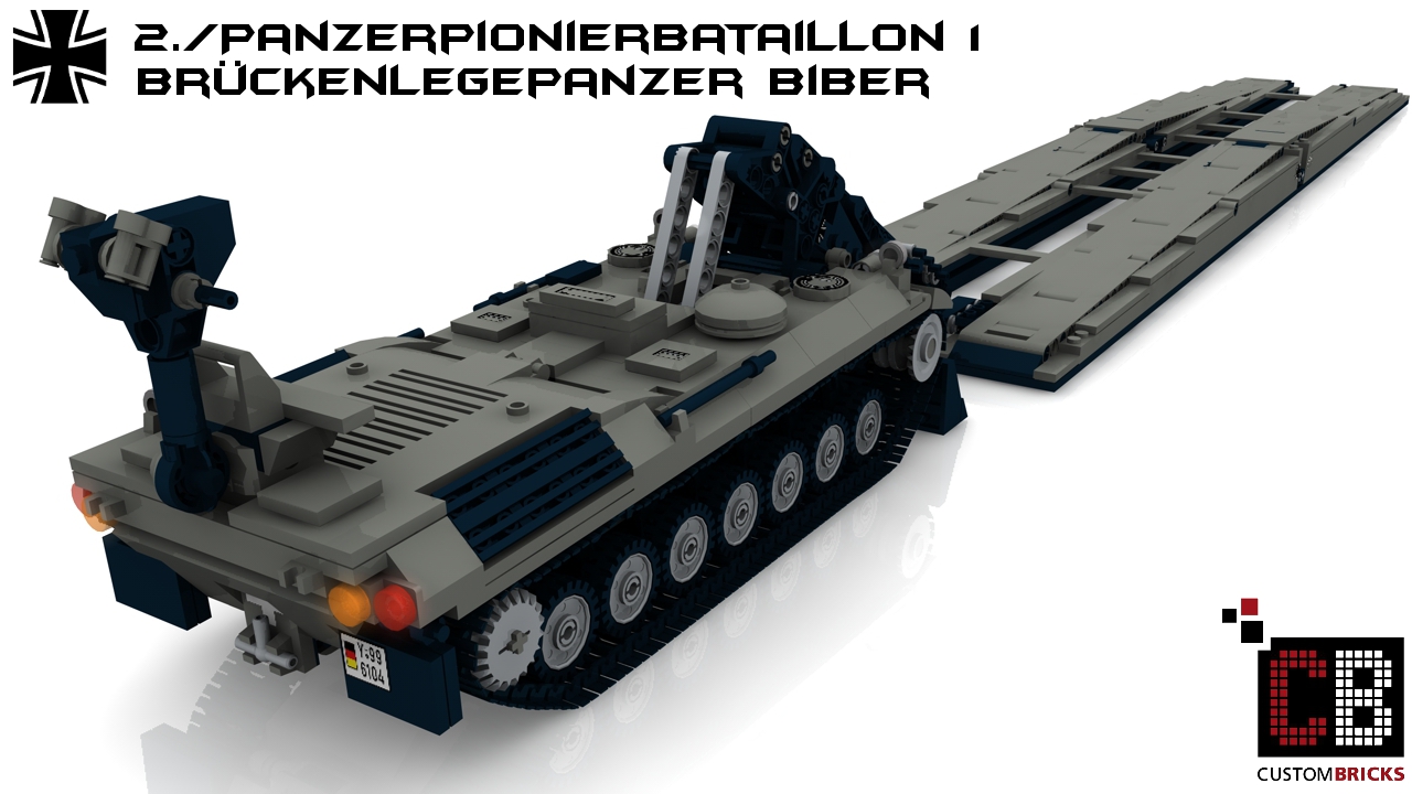 CUSTOMBRICKS.de - LEGO Bundeswehr Panzer Tank Pioniere Pionierpanzer ...