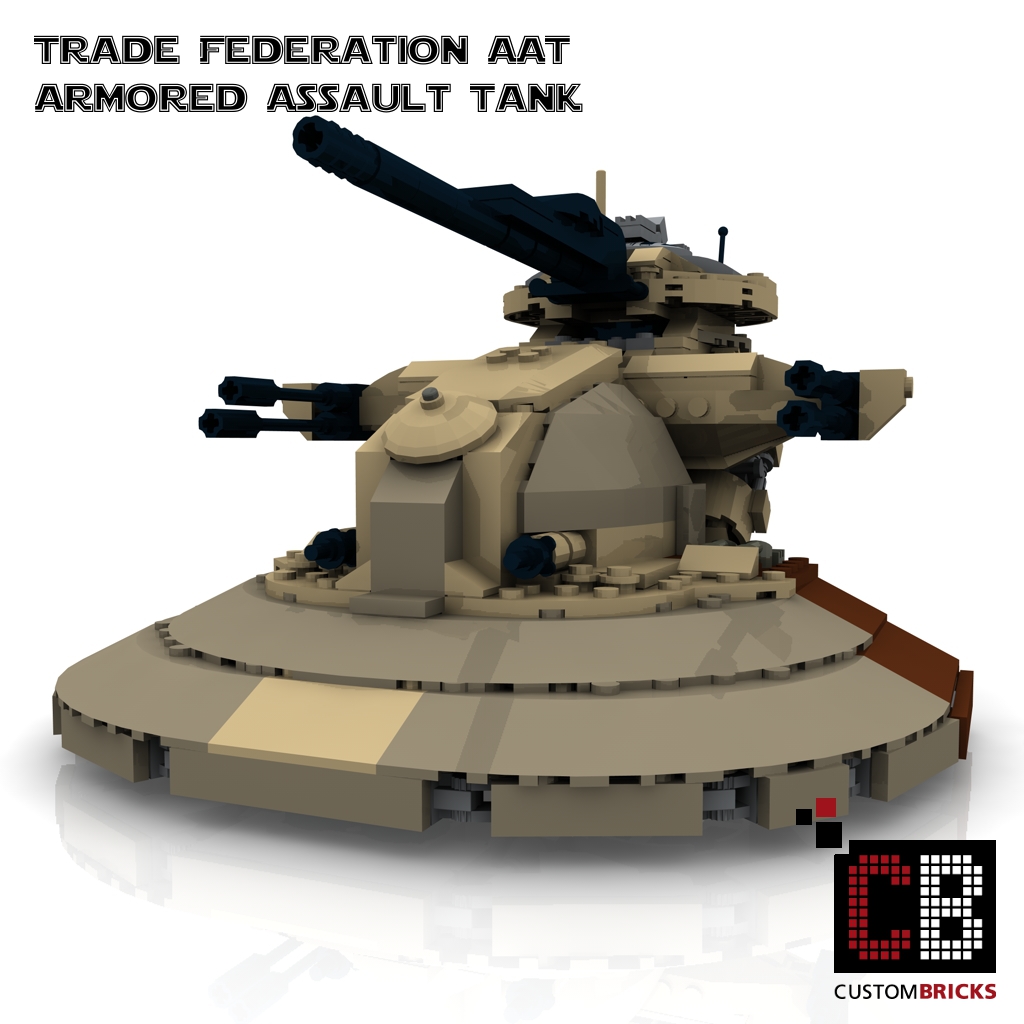 CUSTOMBRICKS.de - LEGO-Custom-Star-Wars-AAT-Tank