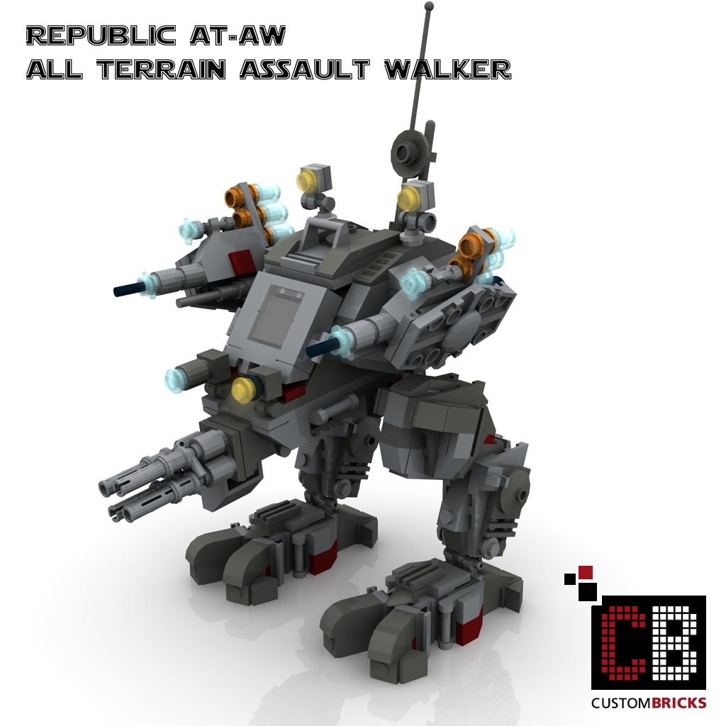 CUSTOMBRICKS.de - LEGO-Custom-Star-Wars-AT-AW-All-Terrain-Assault-Walker