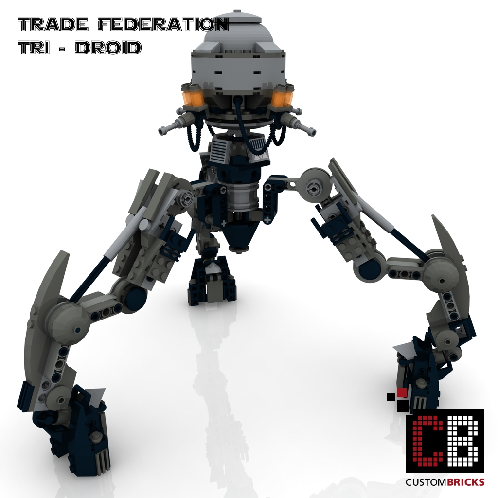 CUSTOMBRICKS.de - LEGO-Custom-Star-Wars-TRI-Droide