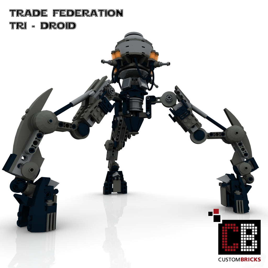 CUSTOMBRICKS.de - LEGO-Custom-Star-Wars-TRI-Droide