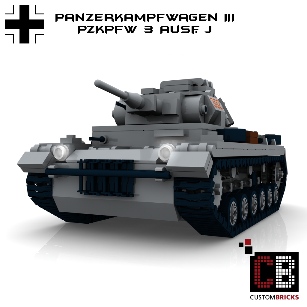 CUSTOMBRICKS.de - LEGO-Custom-WW2-WWII-Panzer-Tank-PzKpfw-III ...