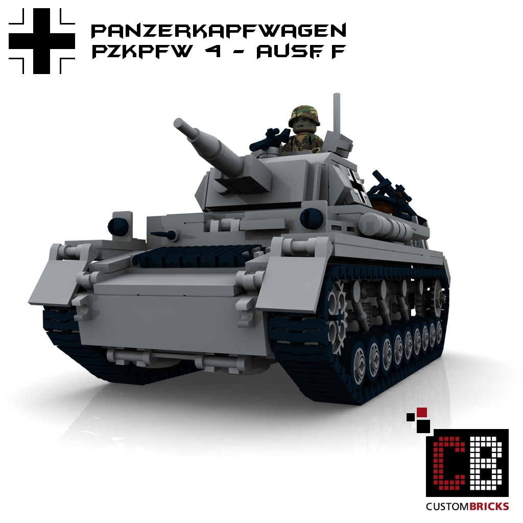 CUSTOMBRICKS.de - LEGO-Custom-WW2-Panzer-PzKpfw-IV-Panzerkampfwagen-4