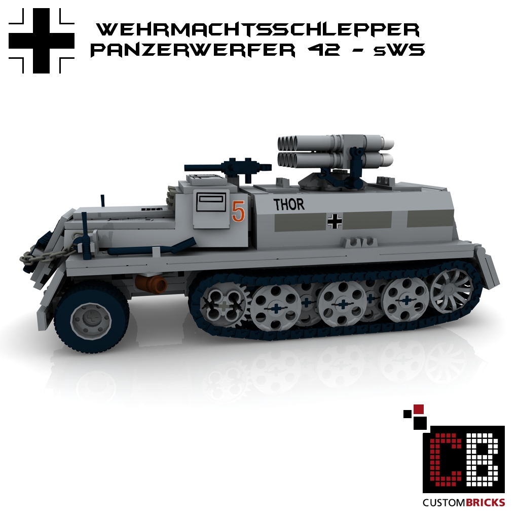 CUSTOMBRICKS.de - LEGO Custom MOC WW2 WWII Wehrmacht schwerer ...