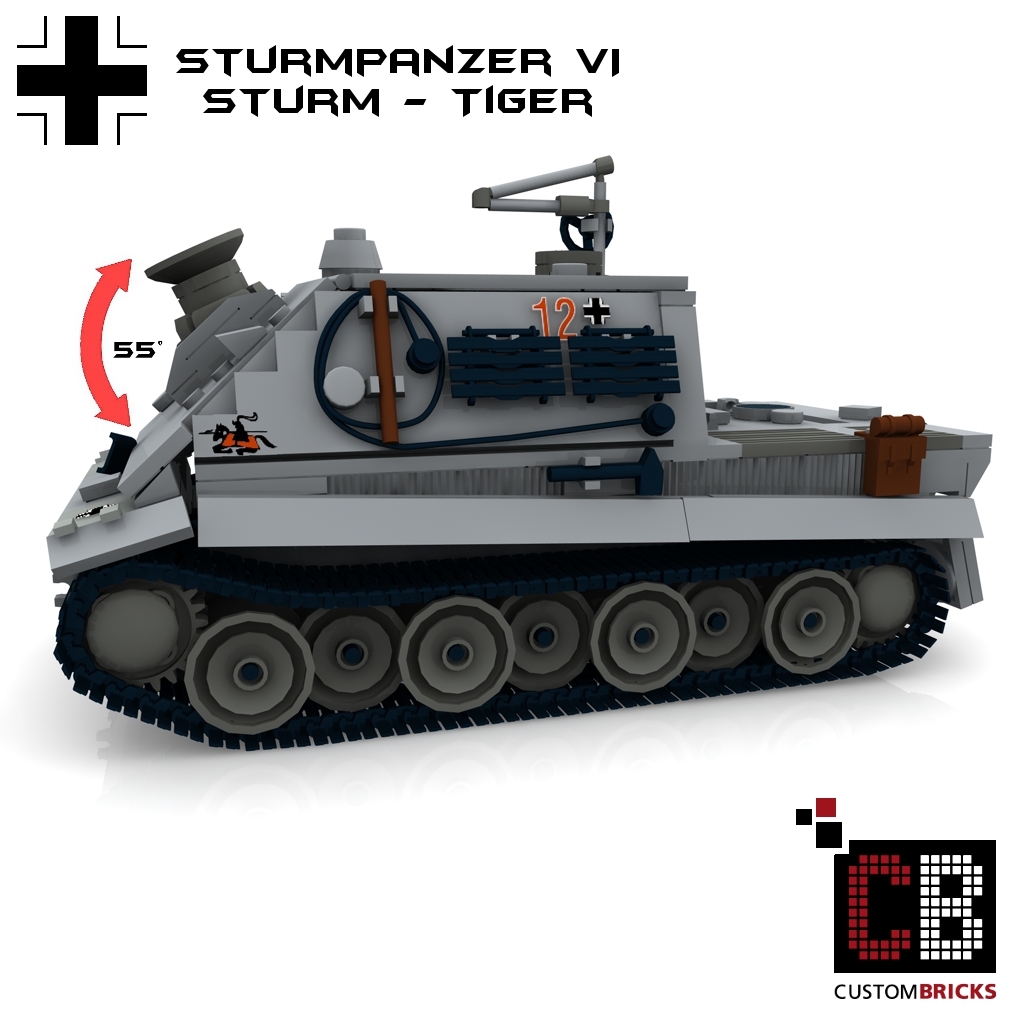 CUSTOMBRICKS.de - LEGO WW2 WWII Panzer Tank Panzerkampfwagen PzKpfw ...