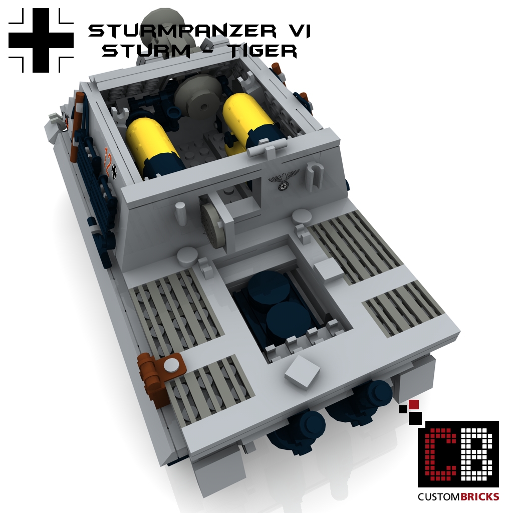 CUSTOMBRICKS.de - LEGO WW2 WWII Panzer Tank Panzerkampfwagen PzKpfw ...