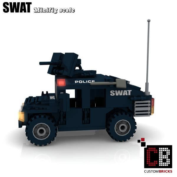 CUSTOMBRICKS.de - LEGO Custom Moc City SWAT Police GIGN RAID GRU ...