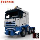 CUSTOMBRICKS.de - LEGO Technic model Custom Custom - RC Low Boy Trailer ...